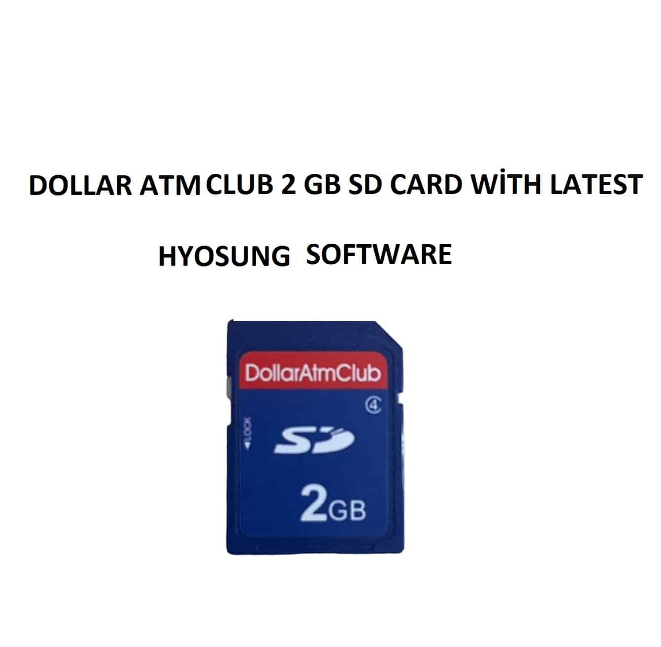 Dollar Atm Club 2GB SD Card Loaded with Latest ATM Software For Hyosung ...