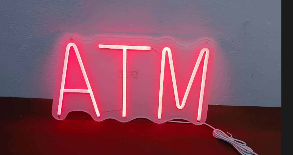 ATM Neon Sign (Red)