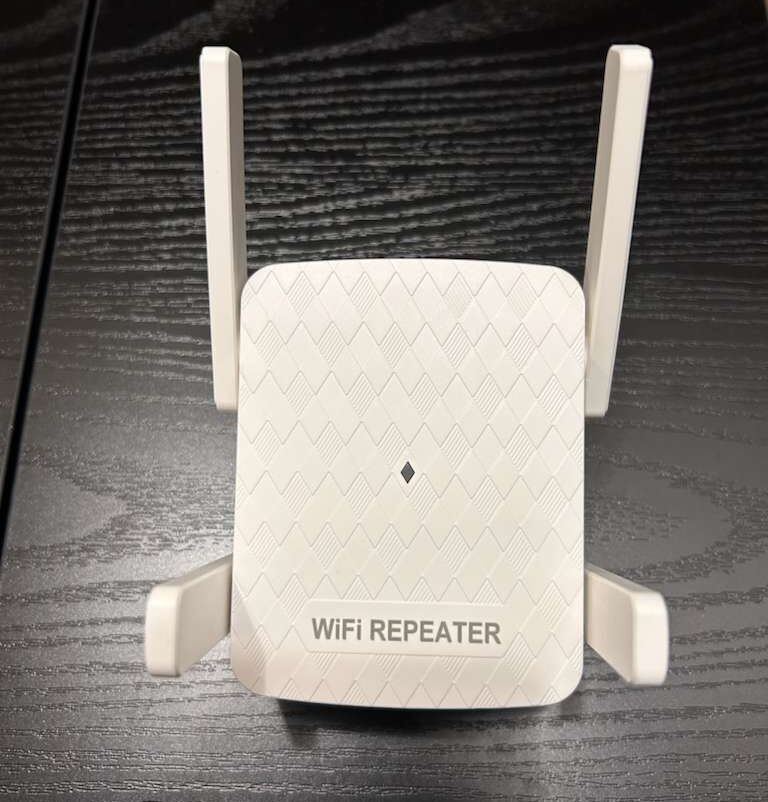 1200M WiFi Extender, Dual Band 5G/2.4GHz, 360° with 4 Antennas Full ...